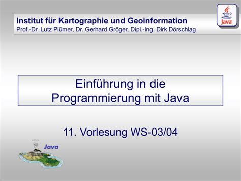 Einführung In Die Programmierung Mit Java