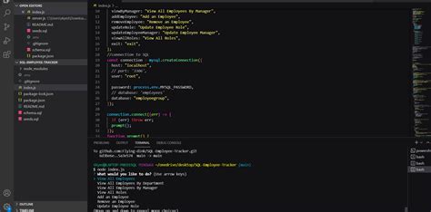 GitHub Flying Dink SQL Employee Tracker A Command Line Application To Manage A Company S