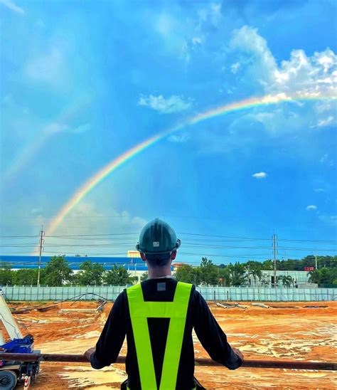 Taufique Khan On Linkedin A Beautiful View In Front Of The Company🌈🌴 Acg Capsules Thailand