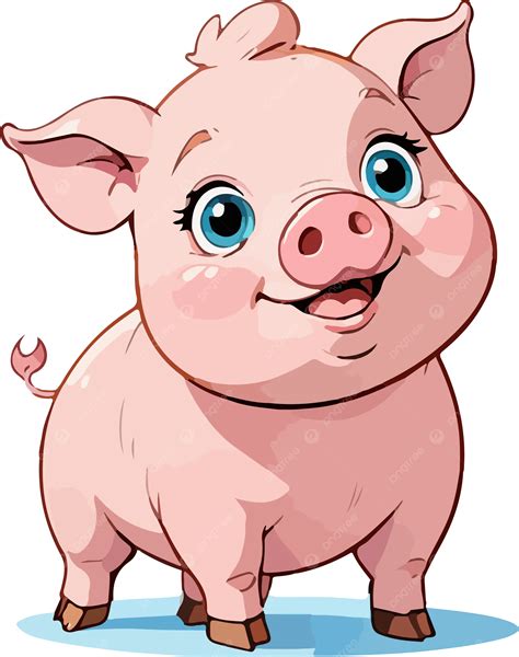 Cute Animated Pig
