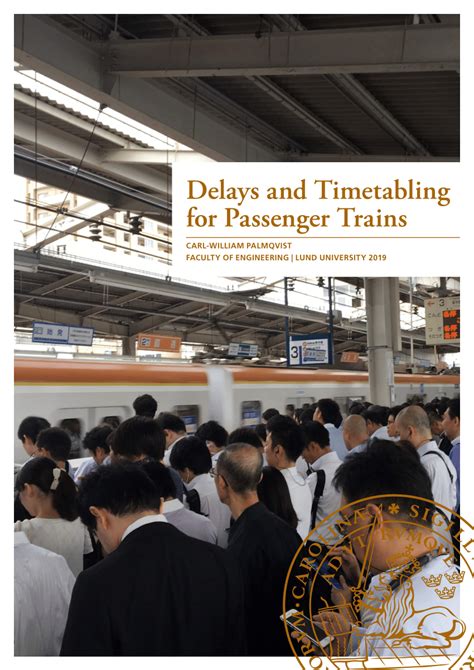 Pdf Delays And Timetabling For Passenger Trains