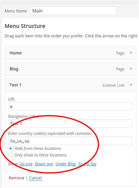 Php Adding Additional Variables On Menus Page Wordpress Development