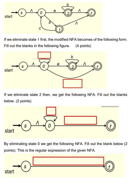 Solved 3 To Transform The Following Nfa To A Regular