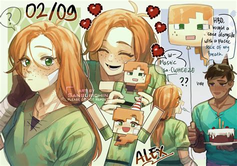 San Alt Hiatus On Twitter Its Minecraft Alex Day
