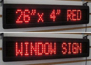 High Definition P10 Scrolling Message LED Display Sign 1000 Cd Sqm Brightness