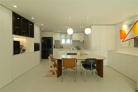 대면형 주방의 개방감 있는 배치 38평 신축 리모델링 라이프스타일 슈퍼앱 오늘의집