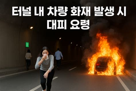 🚨 터널에서 차량 화재 생존을 위한 대피 방법 네이버 블로그