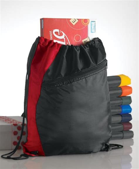 Colorblock Cheap Polyester Cinch Packswholesale Drawstring Backpacks