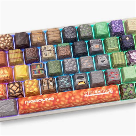 Hg X Minecraft Base 65 Keyboard Blocky Higround