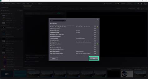 How Do I Add An Audio Track To A Service Item Or Section Proclaim