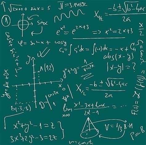 黑板上的数学公式