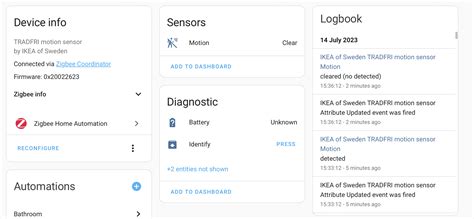Hack Emulating Shorter Cool Down Of Ikea Tradfri Motion Detector Configuration Home