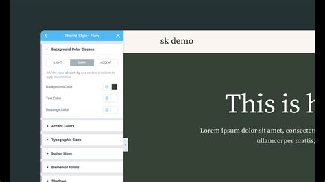 How To Apply Background Color Presets To Elementor Containers Youtube