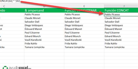 Concatenar En Excel Aprende A Unir Y Combinar Datos De Manera