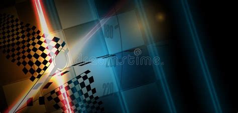 Racing Square Background Vector Illustration Abstraction In Racing Car