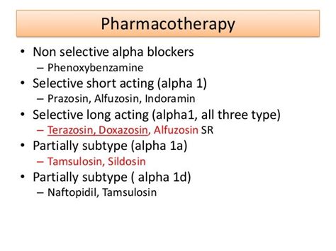 Medical Management Of Bph