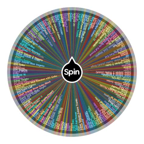 Dragon Ball Characters Spin The Wheel Random Picker