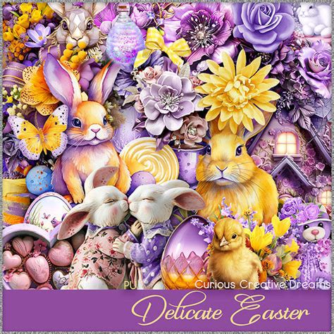 Wendez Watermark Delicate Easter ~ Ct Tag