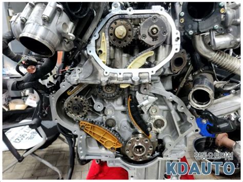 ﻿랜드로버 디스커버리 스포츠 시동지연 늘어난 타이밍 체인 작업사진 수입차오토미션