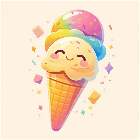 10 Helados Artesanales Vector Premium Generado Con Ia