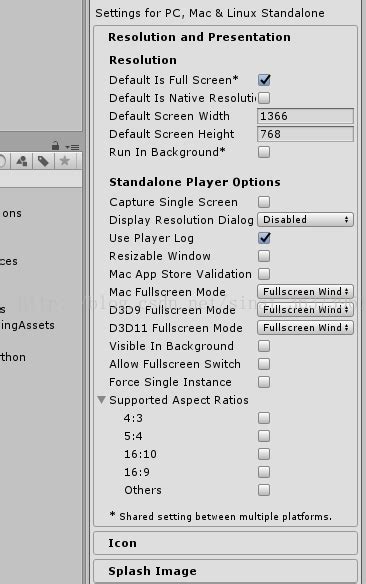 Unity Build Exe 设置默认分辨率unity Bulid 修改分辨率 Csdn博客