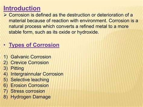 Selective Leaching Type Corrosion Ppt