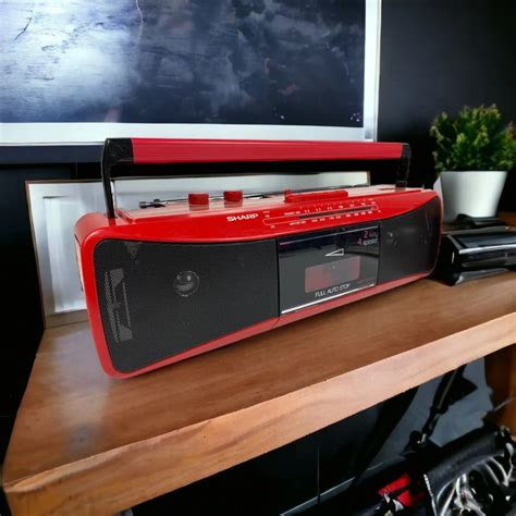 Vintage Sharp Boombox Doubletelectrics
