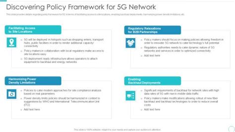 5g Evolution Architectural Technology Discovering Policy Framework For