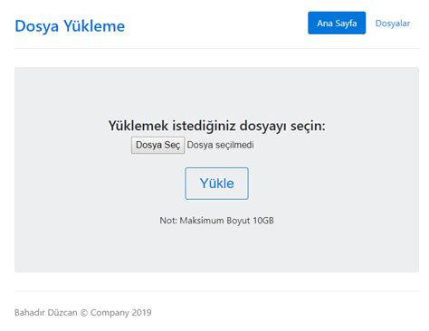 Dosya Upload Download Scripti