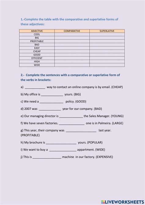 Busines English Test Unit 6 Worksheet Live Worksheets