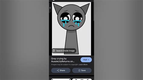 Gray Crying💔 Sprunki Youtube