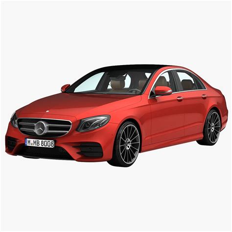 2017 Mercedes Benz E Class Amg Line 3d Model 149 Obj Fbx Max Free3d