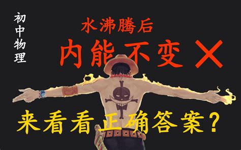 「九上物理」高频易错！烧杯中的水沸腾后内能如何变化？ 哔哩哔哩 Bilibili