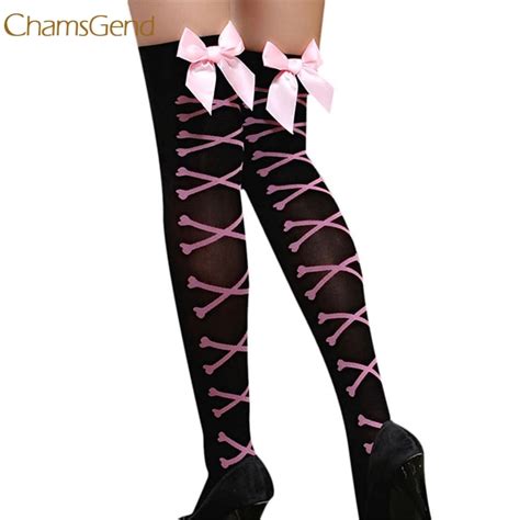 Fashiondurable 1pair Sexy Sheer Lace Top Thigh High Women Stockings