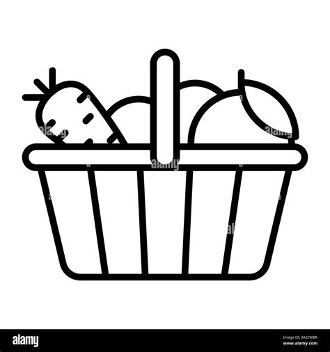 Harvest Organic Vegetable Icon In Modern Style For Website Mobile Logo App Ui Design Simple