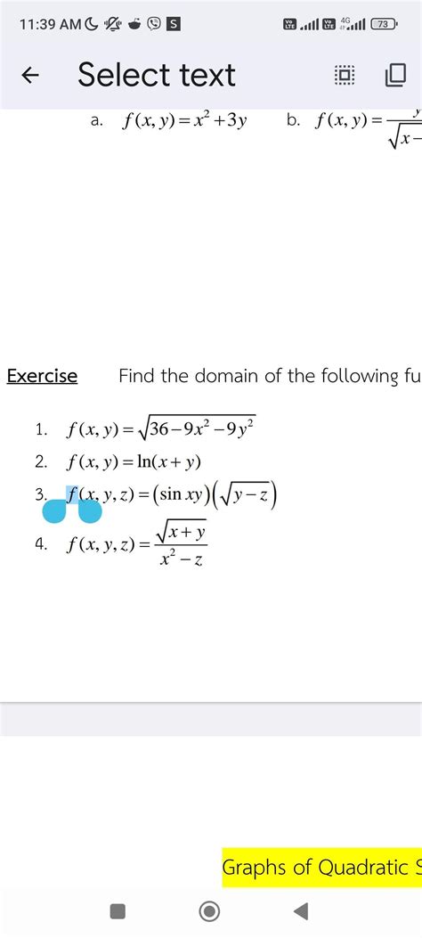 How To Find To Domain And Graph The Function Of Of No3 And 4 Rcalculus