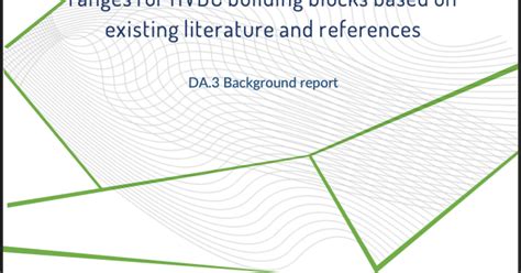 Generic Functional Requirements And Parameter Ranges For Hvdc Building Blocks North Sea Wind