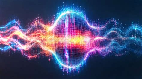 Visual Representation Of Sound Waves Demonstrating Creativity With Vibrant Colors And Patterns