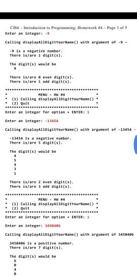 Solved CIS6 Introduction To Proming Homework 44 Par 2 Of Chegg
