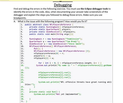 Solved Find And Debug The Errors In The Following Exercise Chegg Com