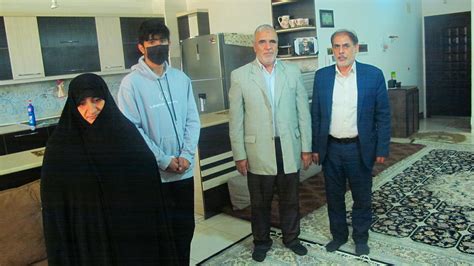 دیدار رئیس کانون استان قم با خانواده مرحوم جناب آقای محمد فاضلی پور