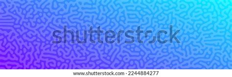 Blue Turing Reaction Gradient Background Abstract Stock Vector Royalty Free 2244884277
