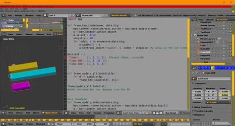 Scripting Keyframe Bar Chart Animation Efficiently Blender Stack