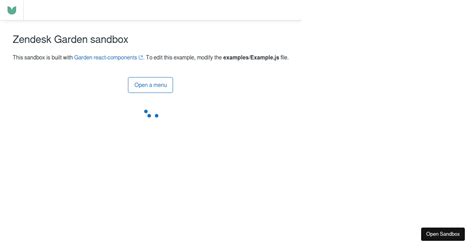 zendeskgarden react components codesandbox codesandbox
