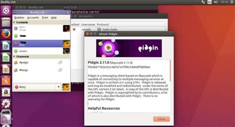 pidgin 2 11 0 messenger app released install on ubuntu 16 04 · sysads