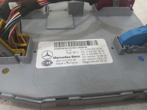 Modulo De Controle Sam Mercedes Benz C Mercedes Benz