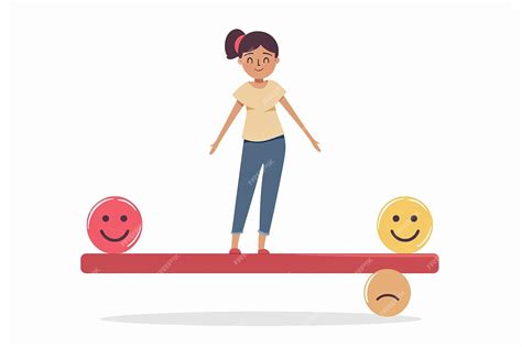 Teeter Totter Balance Realistic Illustration Premium Ai Generated Vector