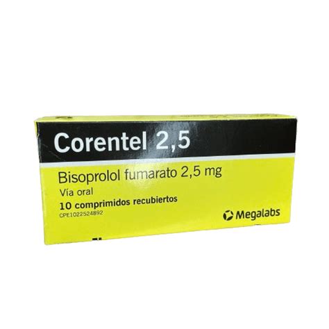 Corentel Com Rec 2 5 Mg X 10 Farmaclick Adonay