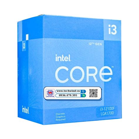 Cpu Intel Core I3 12100f Nhà Phân Phối Chính Hãng 0936479395