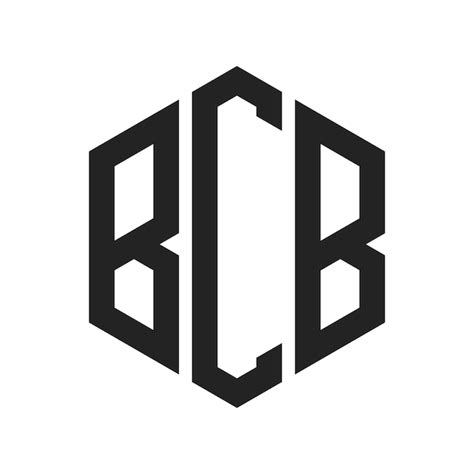 Premium Vector BCB Logo Design Initial Letter BCB Monogram Logo Using Hexagon Shape
